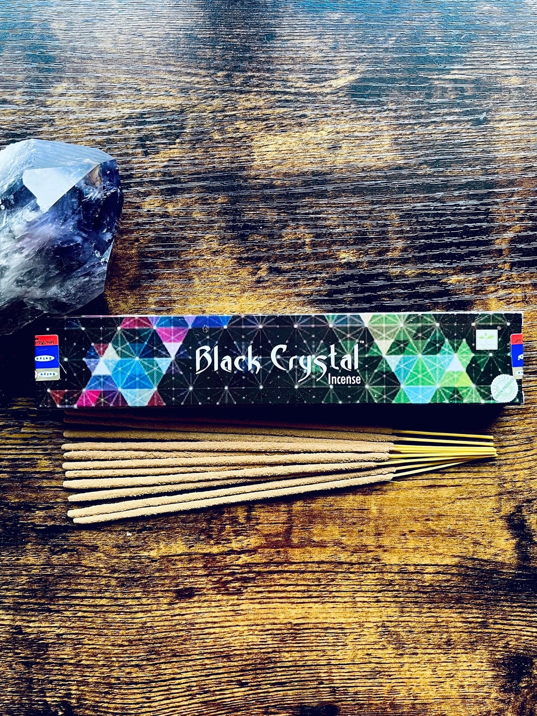 BLACK CRYSTAL | Satya Incense Indian Sticks Hand Rolled Smudge Sticks ...