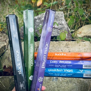 GUARDIAN ANGEL Incense Sticks ELEMENTS Handmade Indian 20 X Sticks ...