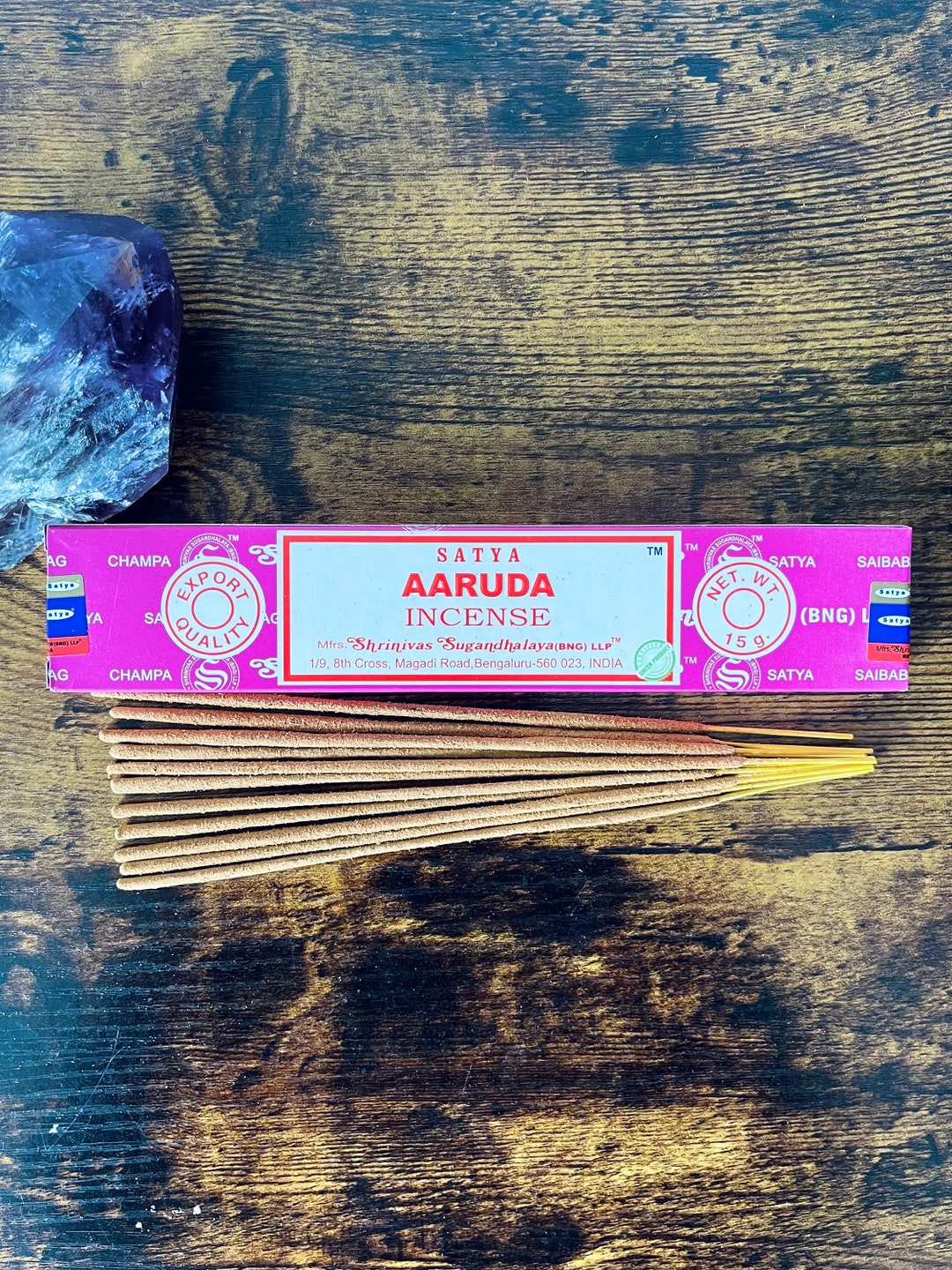 AARUDA | Satya Incense Indian Sticks Hand Rolled Smudge Sticks Vegan ...