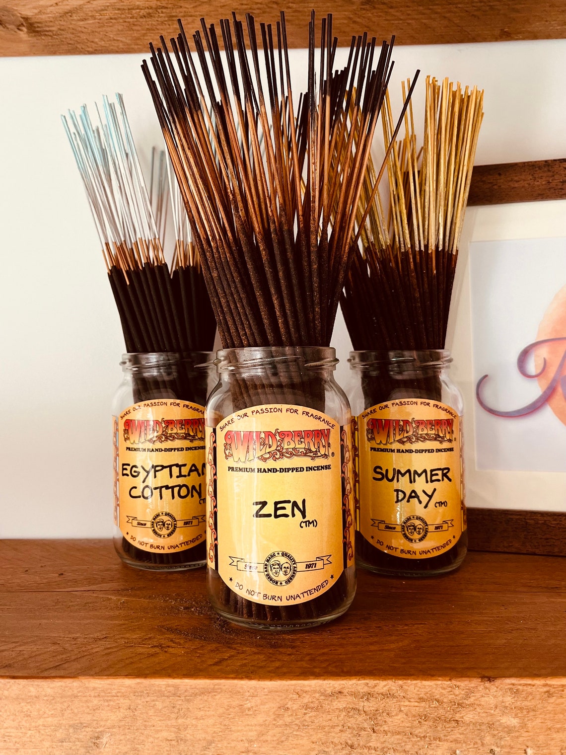 ZEN | Wildberry Incense 10 X Luxury Hand Dipped 11” Traditional Sticks ...