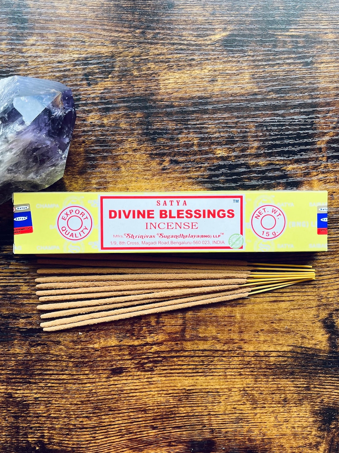 DIVINE BLESSINGS | Satya Incense Indian Sticks Hand Rolled Smudge Sticks Vegan Friendly - Etsy