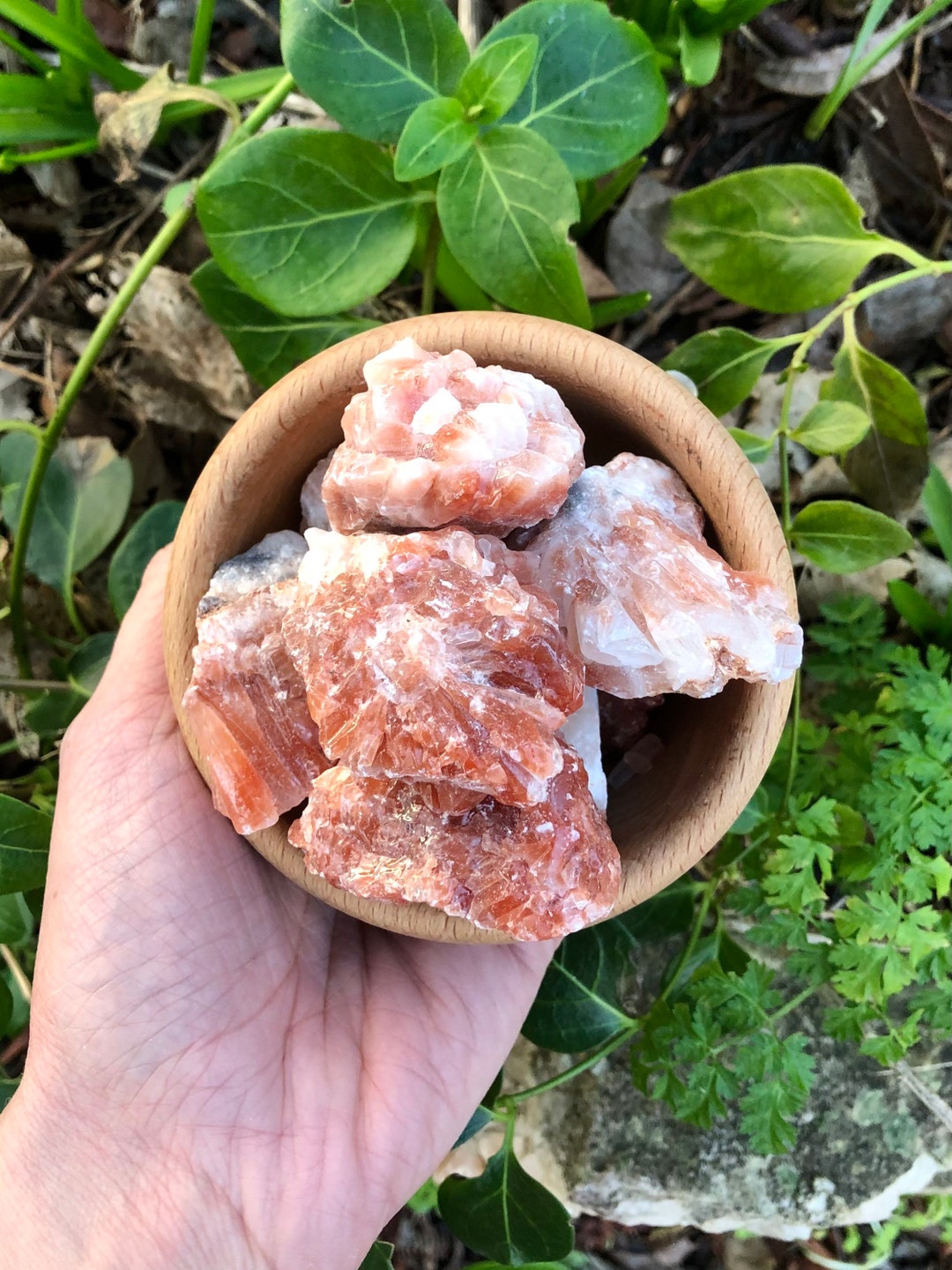 Raw Red Calcite Crystal Rough Gemstone Reiki Healing Natural ENERGISING ...