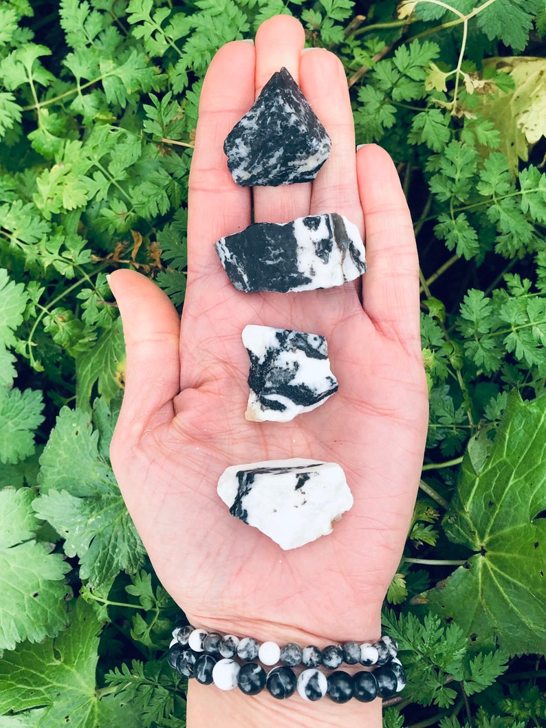 Raw Zebra Jasper Crystal Healing Rough Gemstone Reiki YIN YANG - Etsy