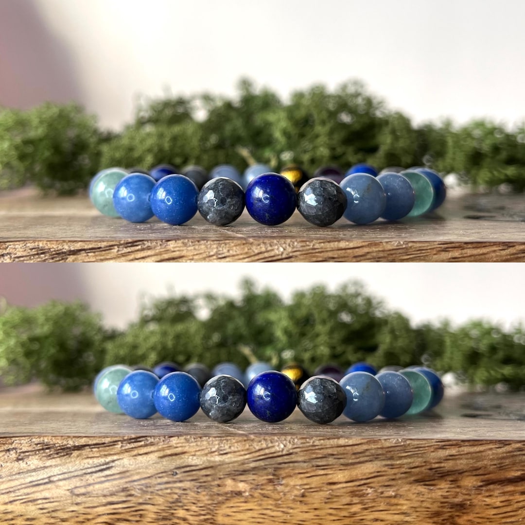 THIRD EYE Chakra Bracelet Brow Ajna 6TH Chakra Gemstone Crystal Chakra ...