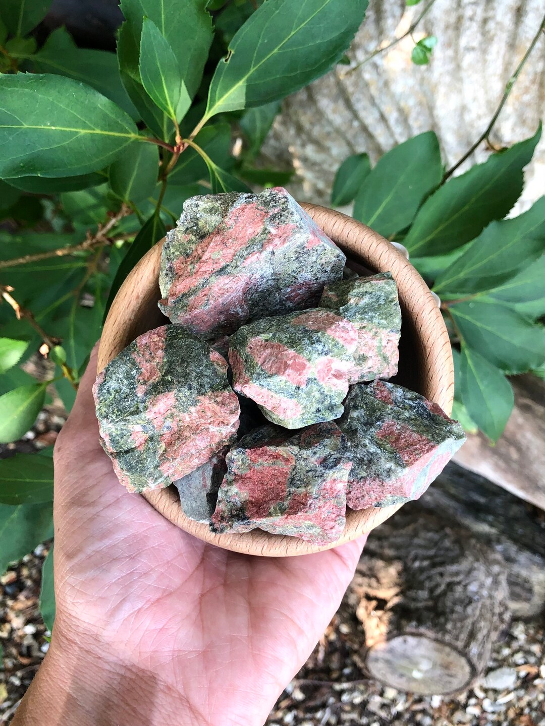 Raw Unakite Jasper Crystal Rough Gemstone Reiki Healing SPIRITUAL ...