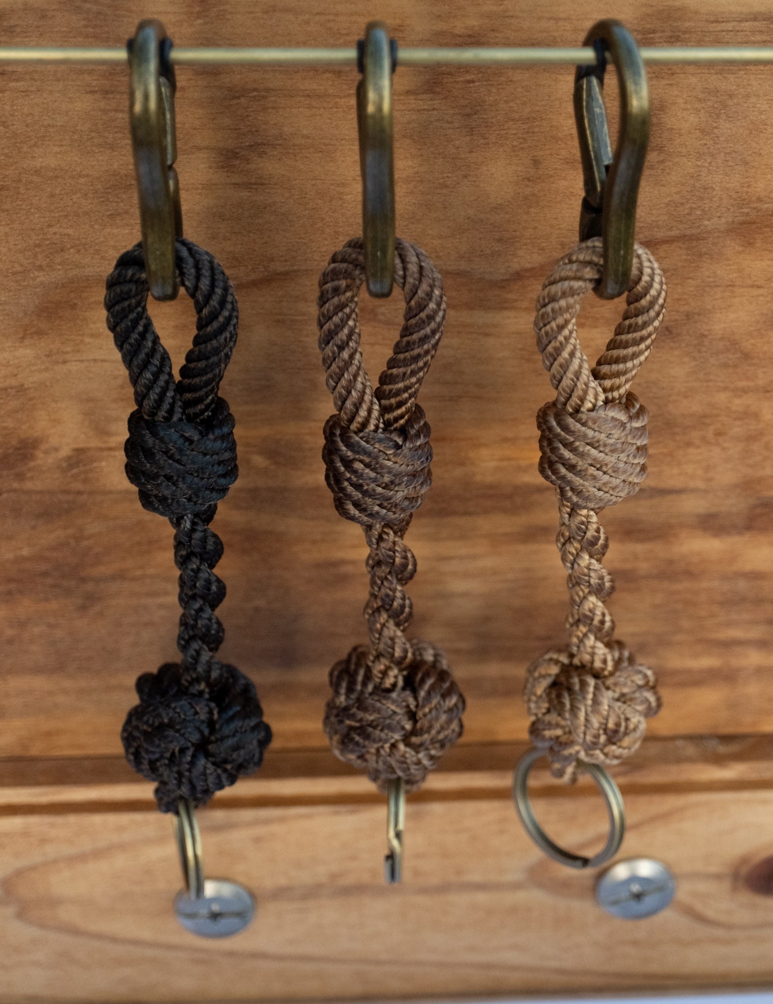 Classic Keychains (with Brass Hardware) - Etsy