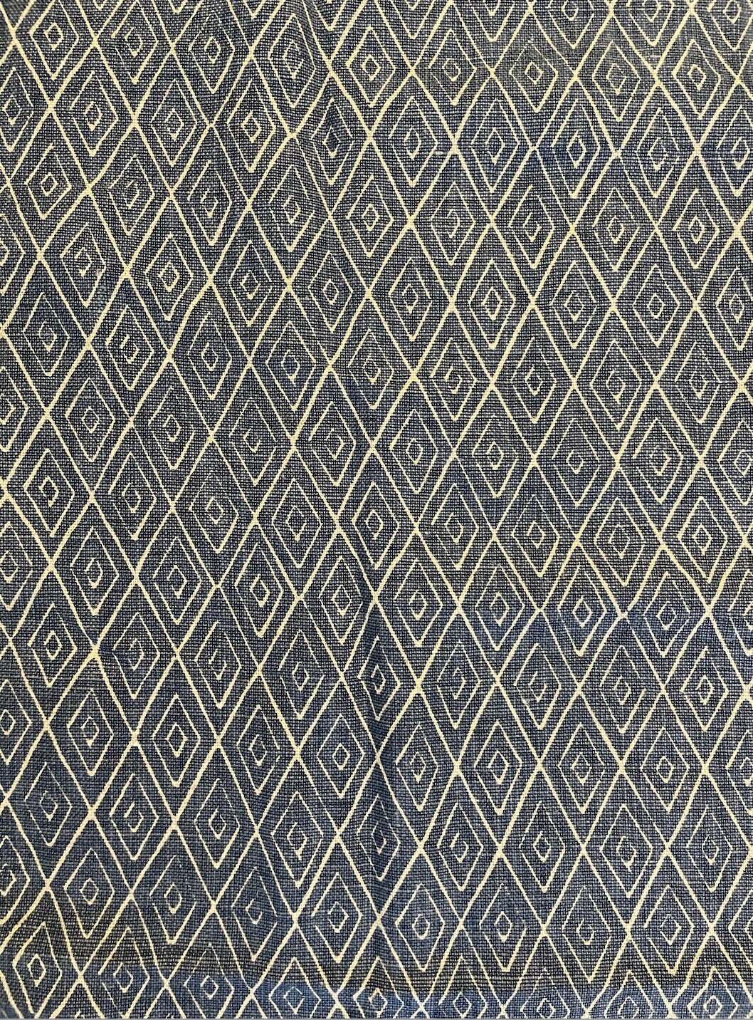Peter Dunham ATLAS Ocean - Diamond Printed Pattern **remnant** 148cm X ...