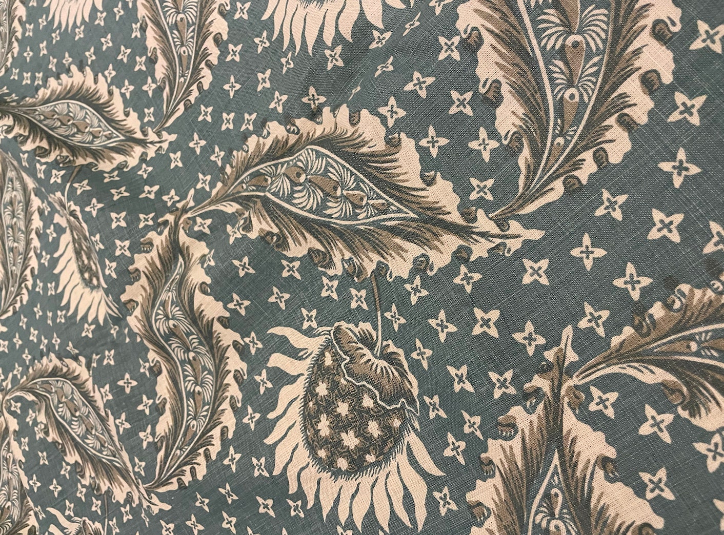 Jasper, Michael Smith, REMY, Col. TEAL 137cm Wide 54 X 50cm Long 19.6 ...