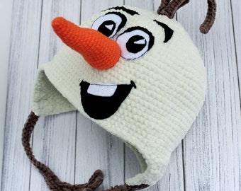 Olaf Crochet Hat | Etsy