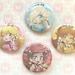 1.5 Princess Peach, Daisy, Rosalina and Pauline Buttons Super Mario ...