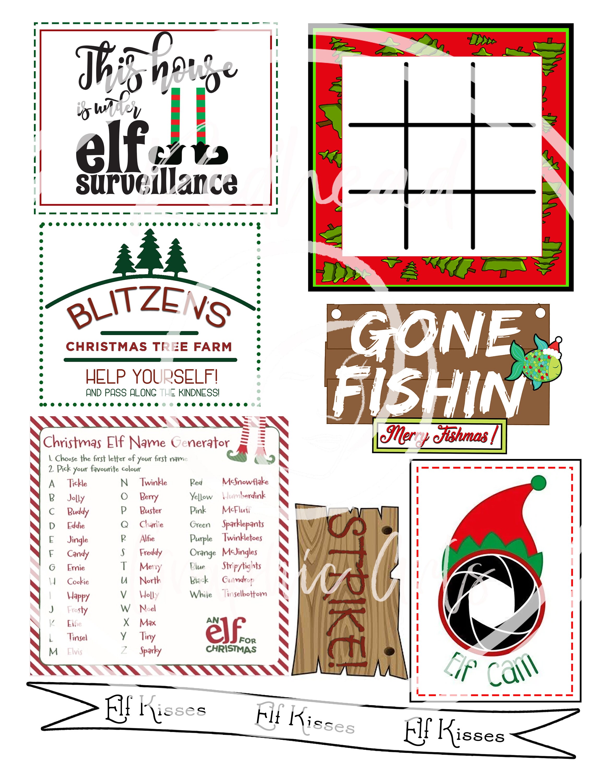 Christmas Elf Prep Kit Learn to Love Your Elf Again - Etsy