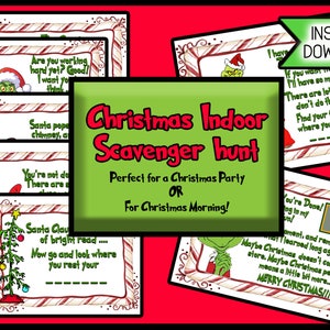 Christmas Scavenger Hunt - Perfect for a Holiday Party or Christmas ...