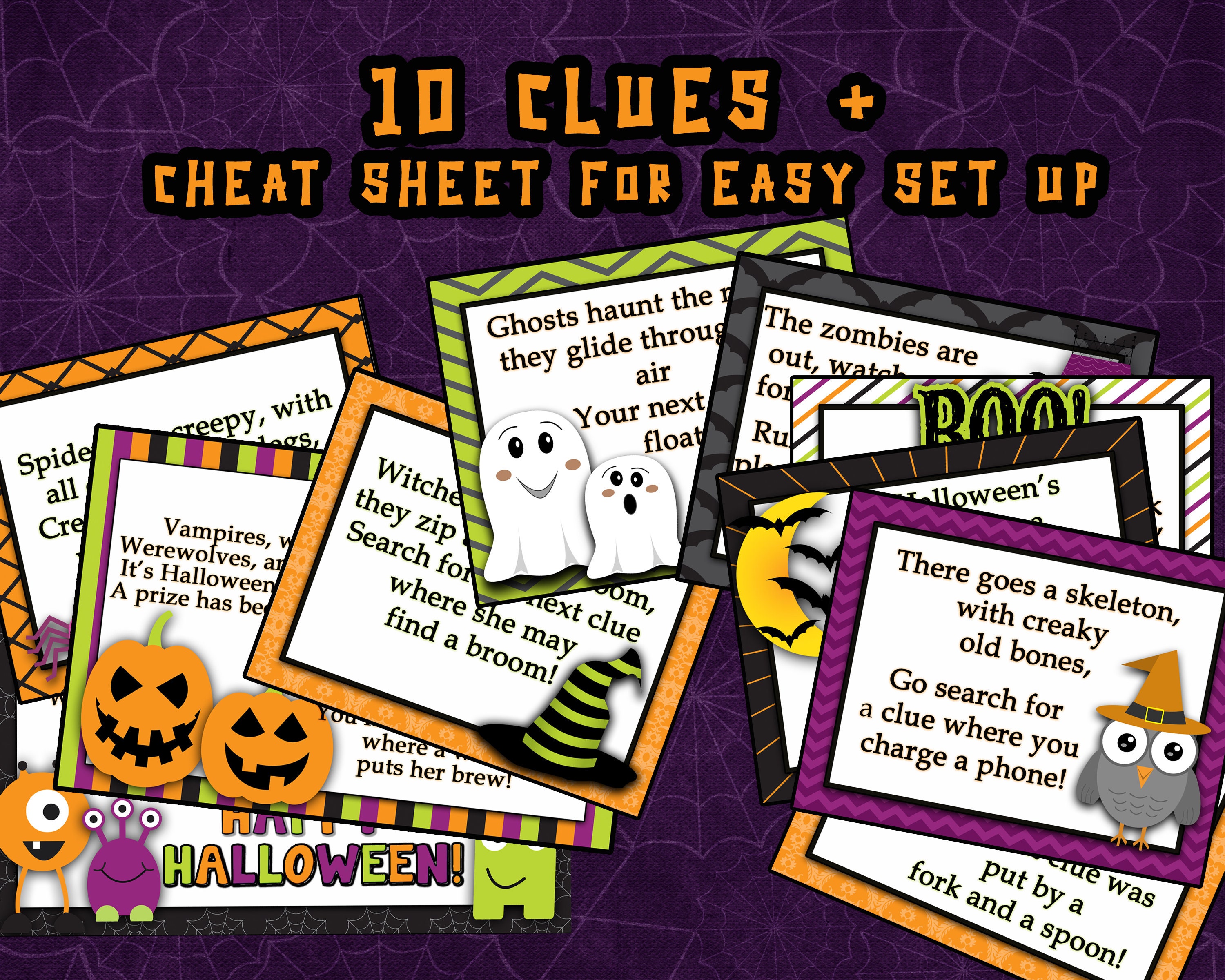 Halloween Scavenger Hunt DIGITAL DOWNLOAD - Etsy