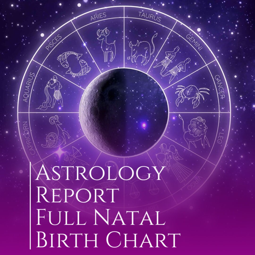 Astrology Birth Chart Full Natal Chart Reading Birth Chart Analysis ...