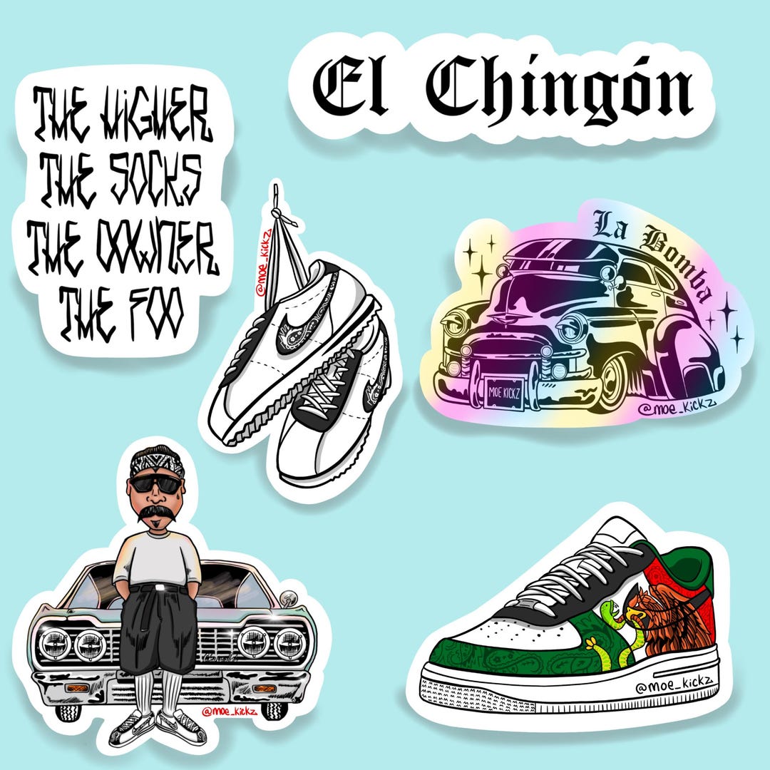 Chingon Sticker Pack - Etsy