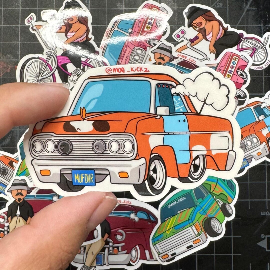 Up in Smoke Impala 3" Sticker #14 - Etsy