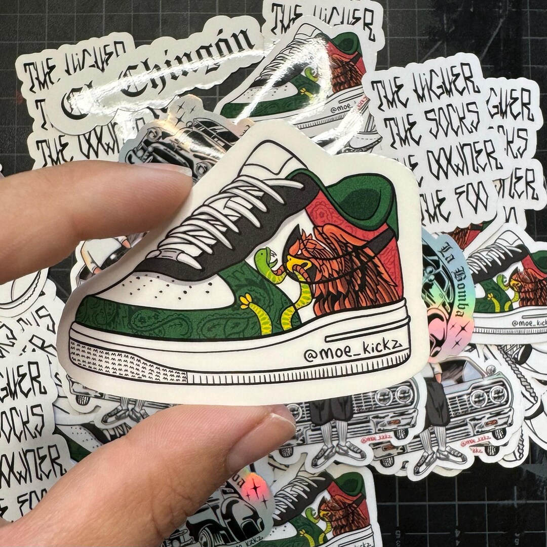 La Raza AF1 3" Sticker #6 - Etsy