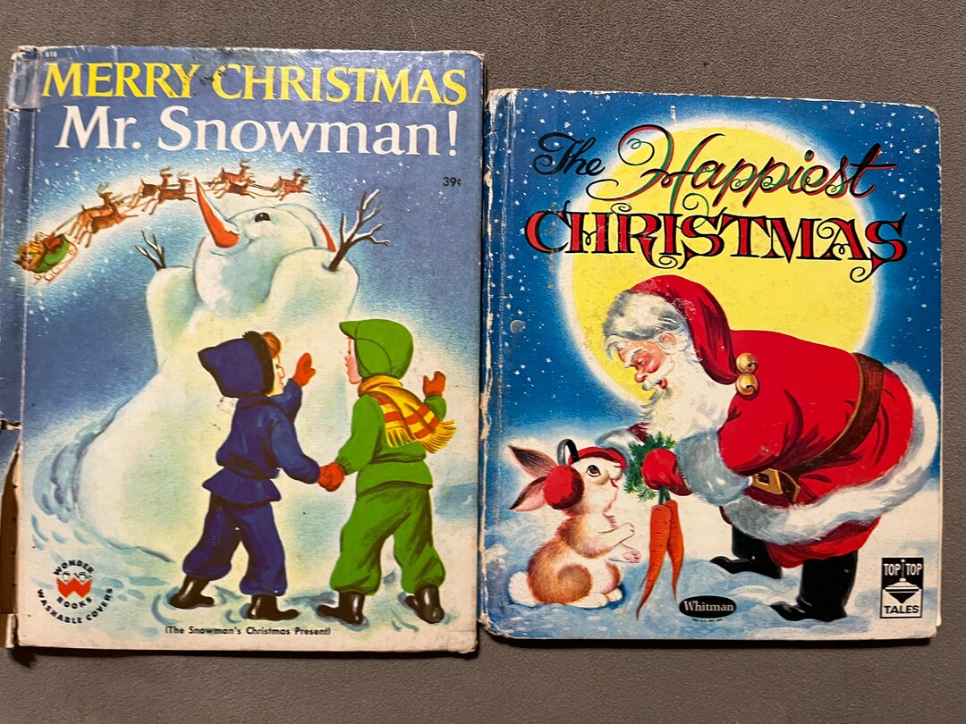 Vintage 1950s Childrens Books Christmas - Etsy