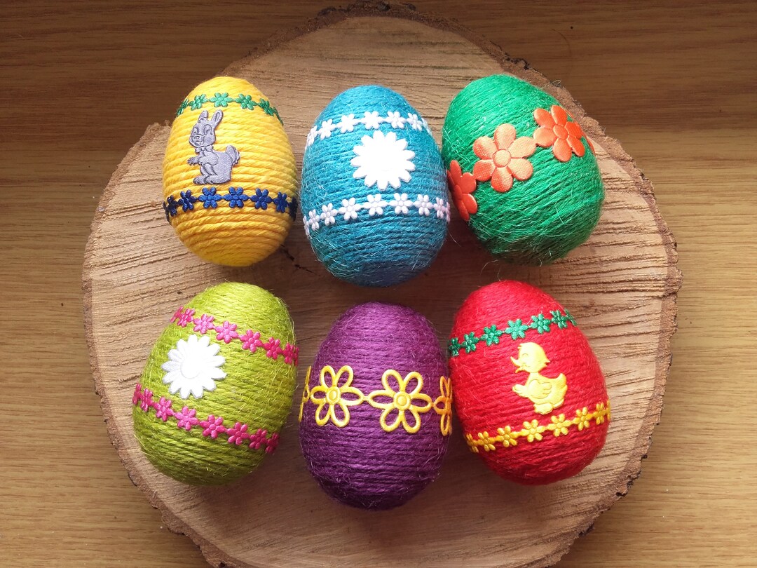Easter Eggs, String Easter Eggs, String Decoration, Spring Decoration ...