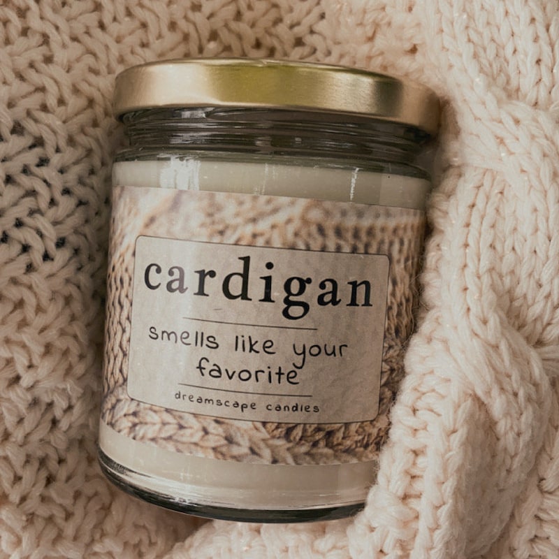 Cardigan Candle - Etsy UK