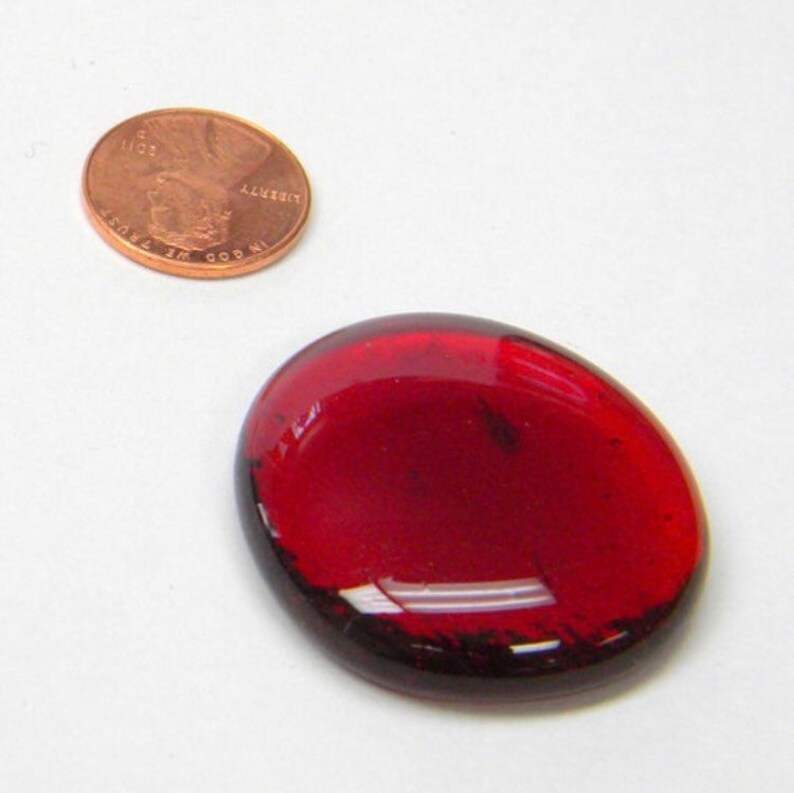 5 Large Red Glass Gems Christmas Craft Supplies About | Etsy