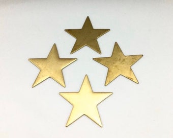 Brass Stars - Etsy