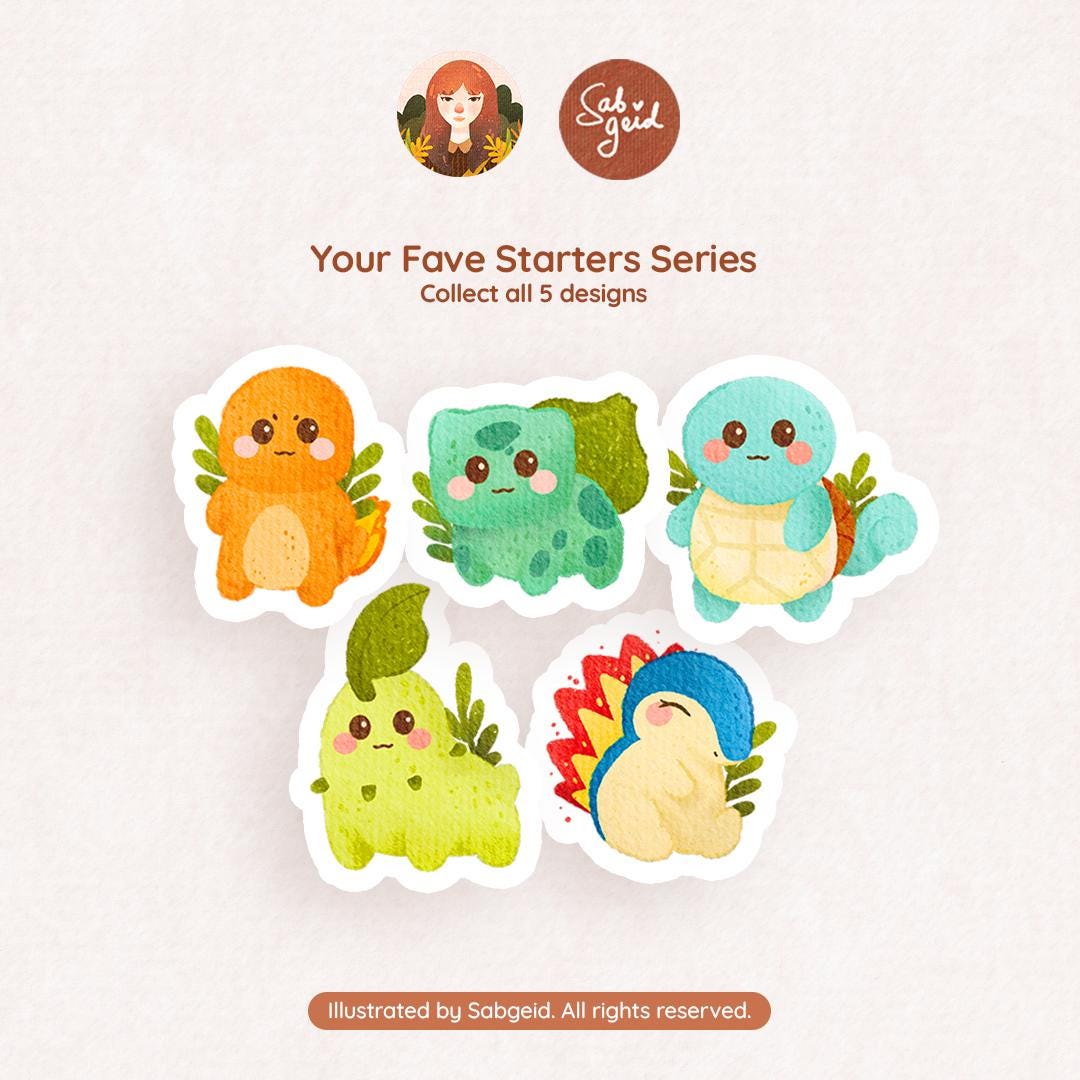 Your Fave Starters Laptop Vinyl Sticker for Planners, Penpals, Polco ...