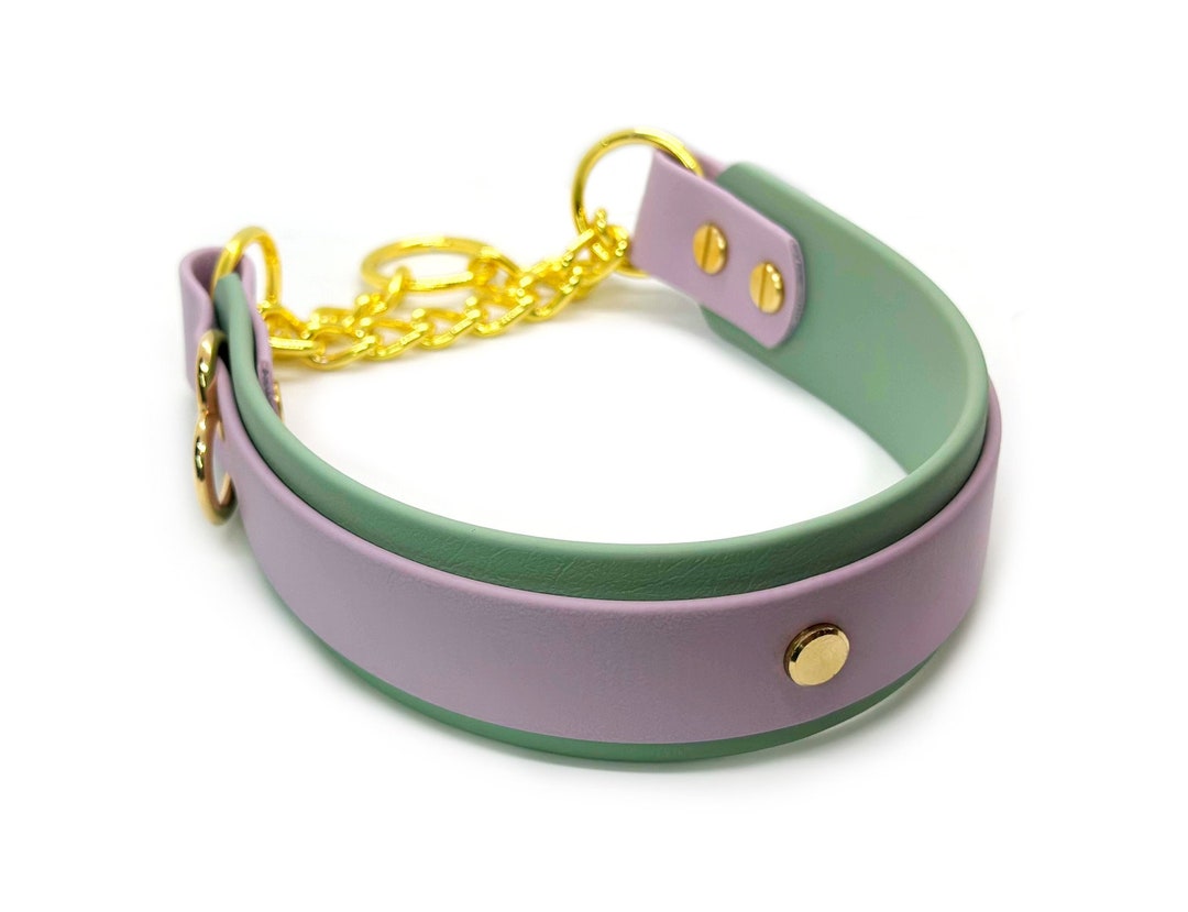 Biothane Martingale Dog Collar 1.5 Inch Waterproof Durable Half Check ...