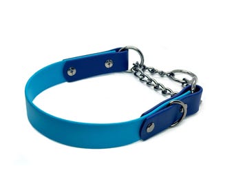 1.5 Buckle Martingale Biothane Dog Collar Half Check Collar Water Dog ...