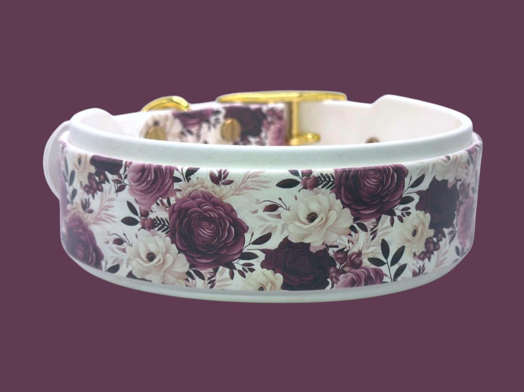 PREMADE 2 Inch UV Printed Biothane Dog Collar | Fits 17"-20 Inches ...