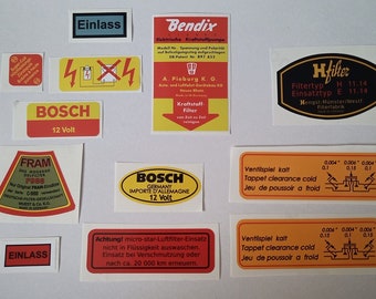 Engine Bay Stickers - Etsy