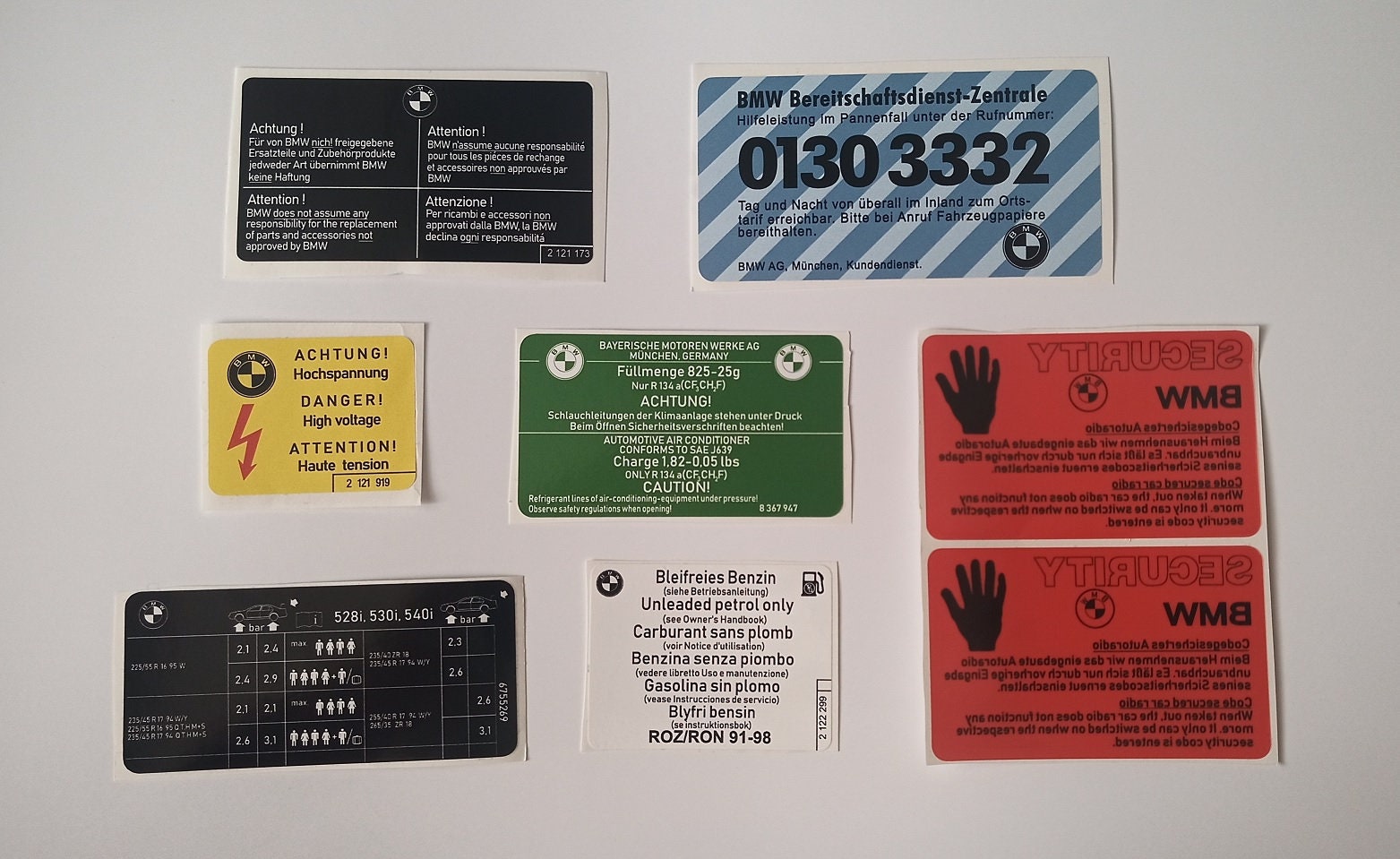 BMW E39 Stickers Decals Restoration Engine Bay - Etsy