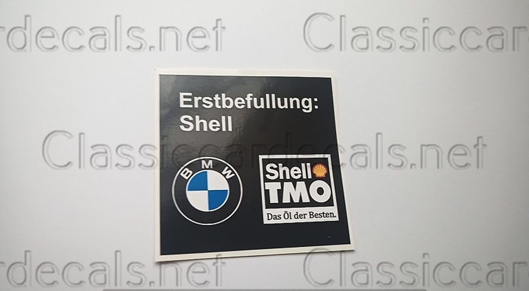 BMW Shell Sticker Decal Restoration - Etsy