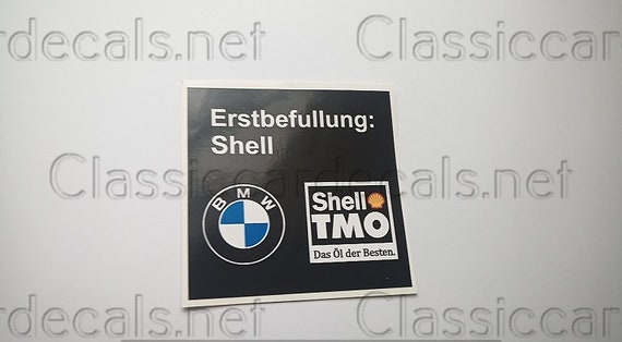 BMW Shell Sticker Decal Restoration | Etsy