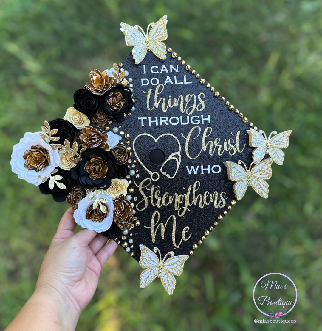 Custom Personalized Graduation Cap Topper Nurse Grad Cap - Etsy