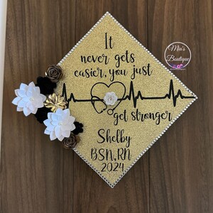 Custom Personalized Graduation Cap Topper Nurse Graduation Cap Topper ...