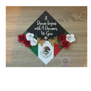 Custom Mexico Graduation Cap Topper Mexican Custom Personalized ...