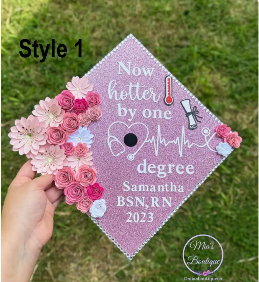 Add a Border to Your Graduation Cap Topper (rhinestone, Pearl, Bead) - Etsy