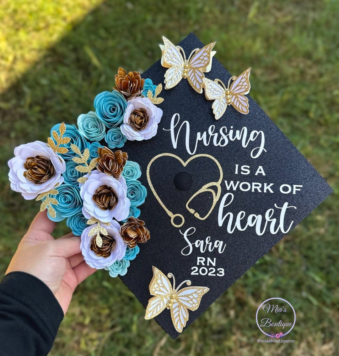 Graduation Cap Topper - Nurse Custom Personalized Graduation Cap Topper ...