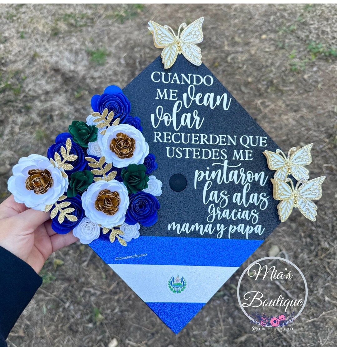 El Salvador Graduation Cap Topper, El Salvador Graduation Cap Topper ...