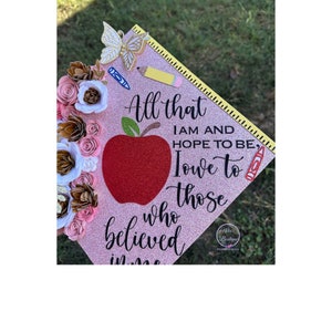 Graduation Cap Teacher, Teacher Graduation Cap, Graduation Cap for ...