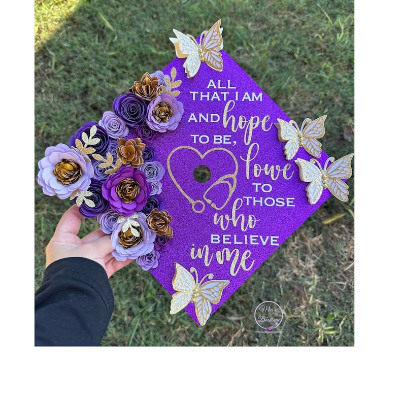 Graduation Cap Topper Nursing - Personalized Nursing Grad Cap - Etsy