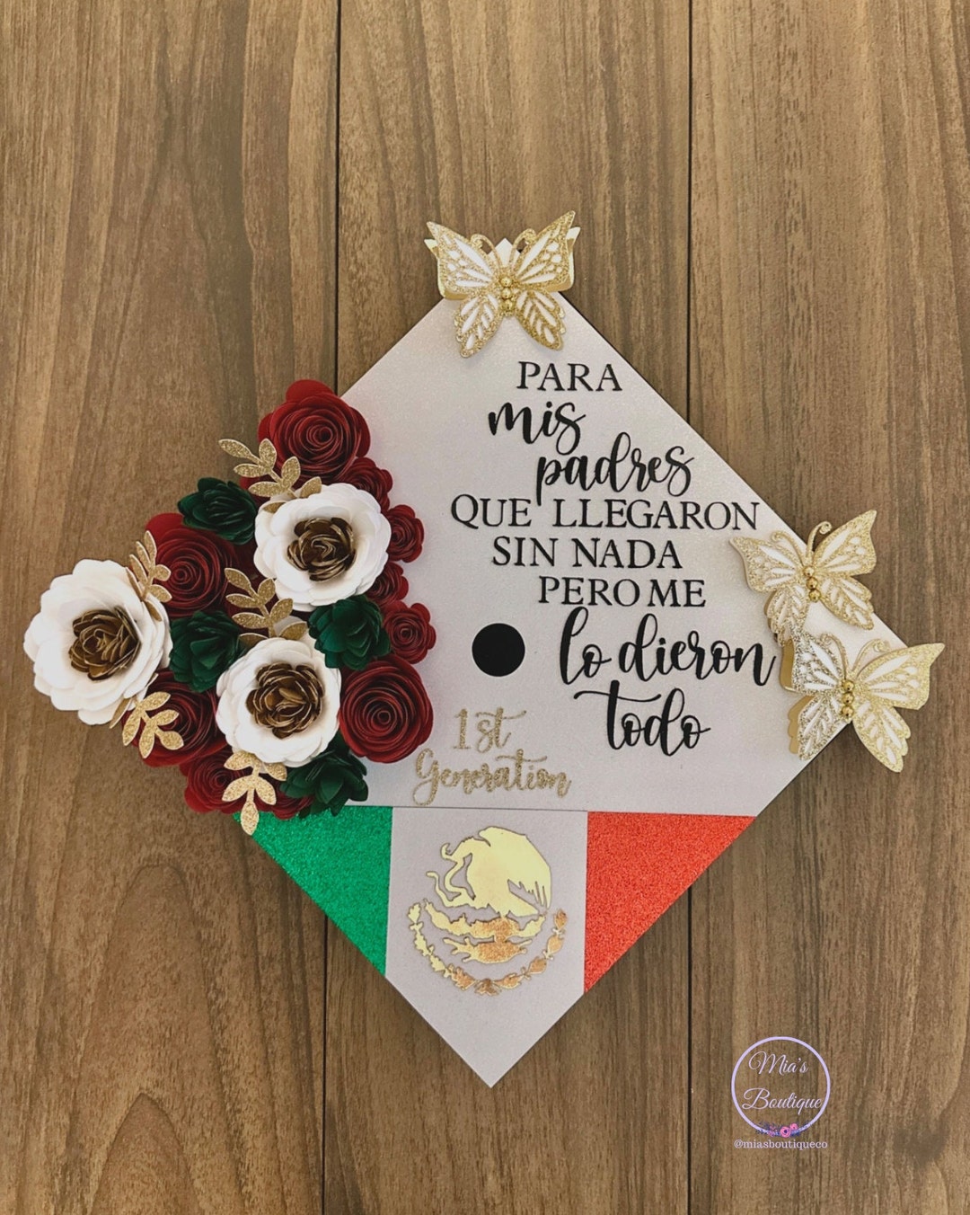 Mexico Graduation Cap Topper Mexican Custom Personalized - Etsy