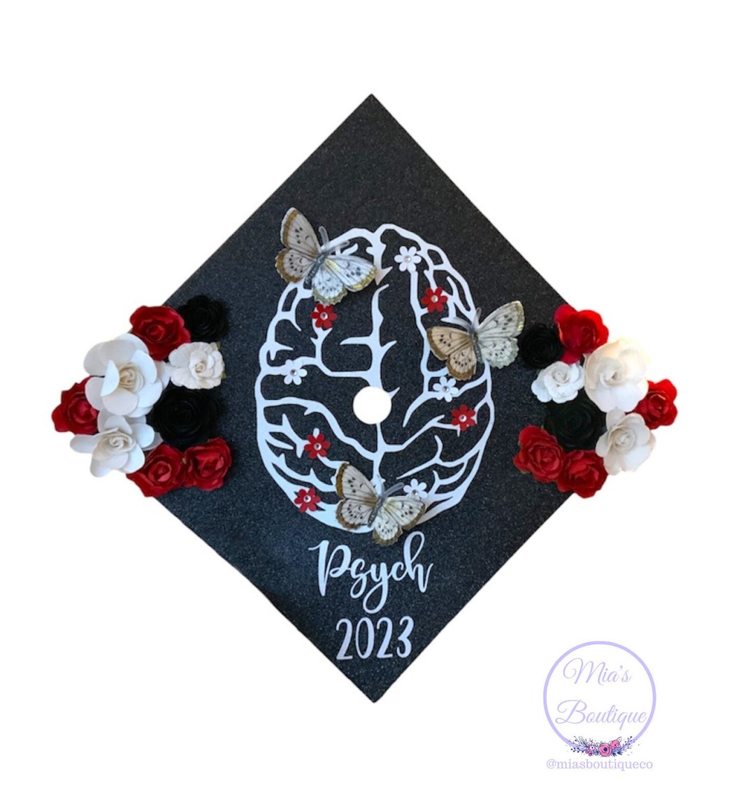 Psychology Graduation Cap Topper Custom Personalized - Etsy