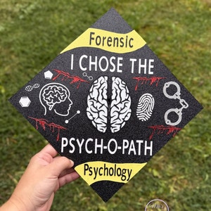 Forensic Psychology Graduation Cap Topper Criminal Justice Graduation ...