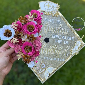 Custom Personalized Graduation Cap Topper Nurse Pink Floral - Etsy
