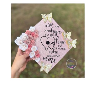 Custom Graduation Cap Topper Nurse Pink - Etsy