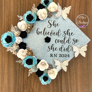 Graduation Cap Topper - Custom Personalized Nurse Graduation Cap - Etsy