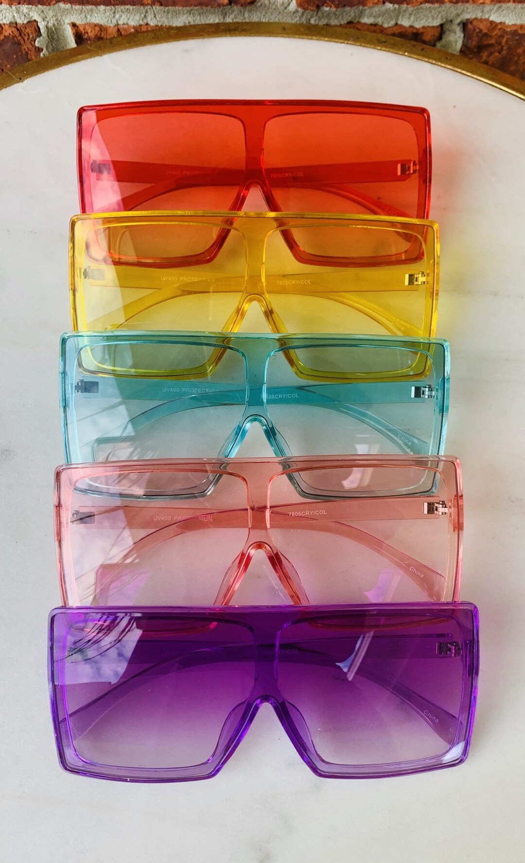 Square Flat Top Shields - Etsy