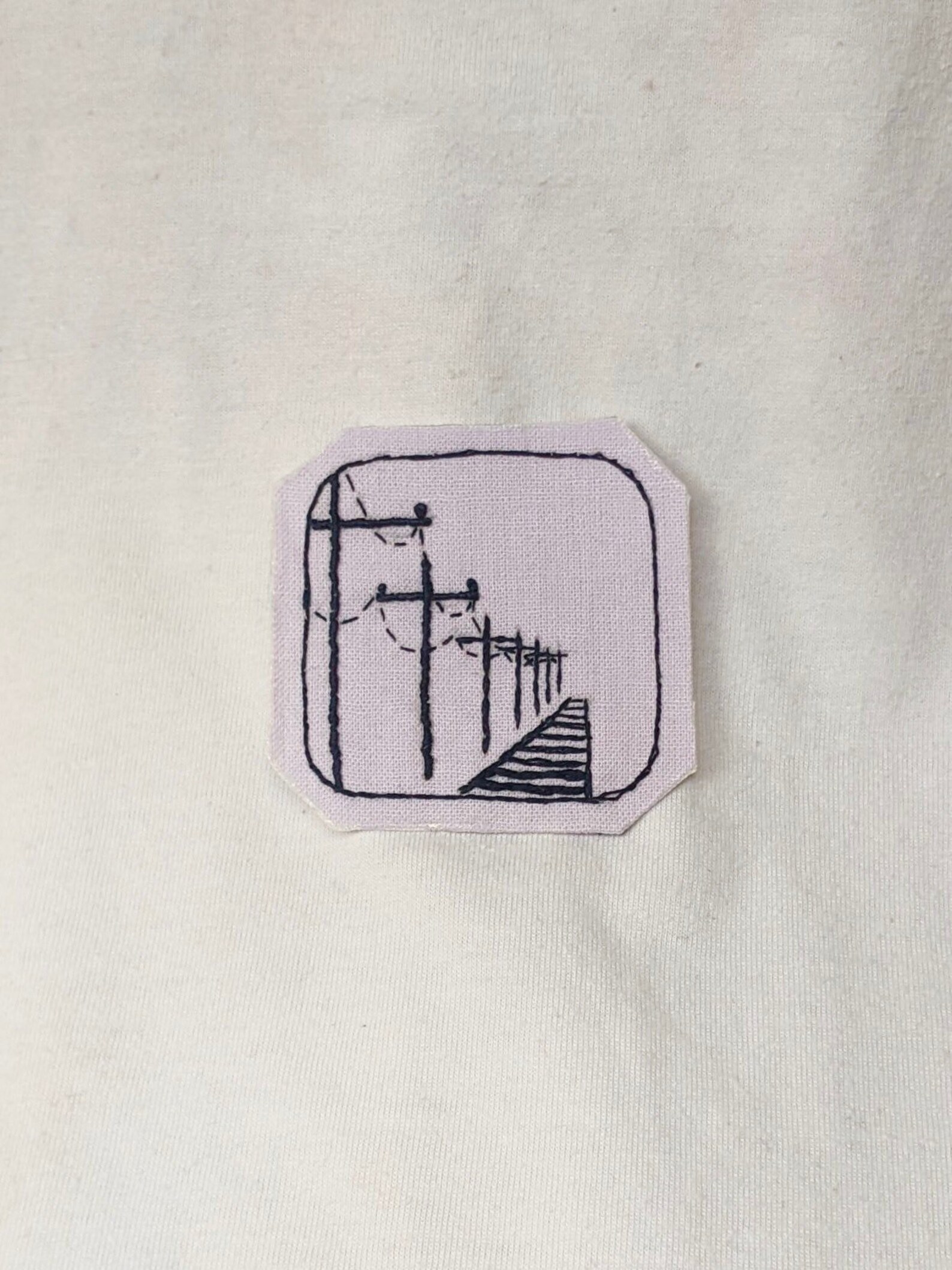 Power Lines II 2 X 2 Sew-on Patch - Etsy